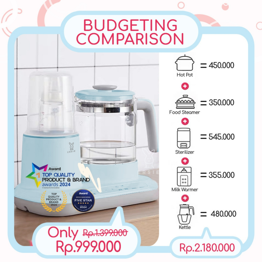 Jual Ersie Multifunction Milk Heater (Ersie Kettle) | Shopee Indonesia