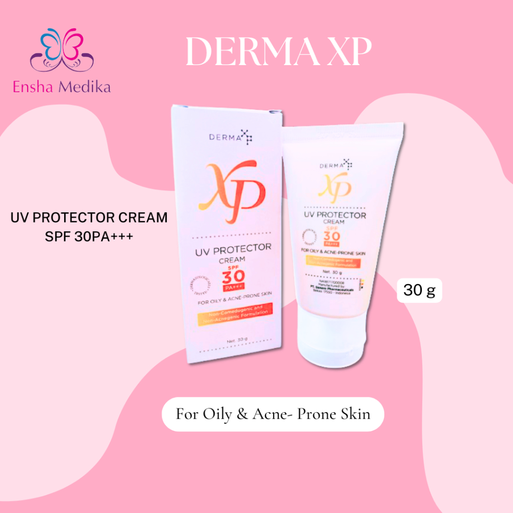 Jual Derma XP UV Protector Cream SPF 30 PA+++ 30 g - Sunscreen For Oily ...