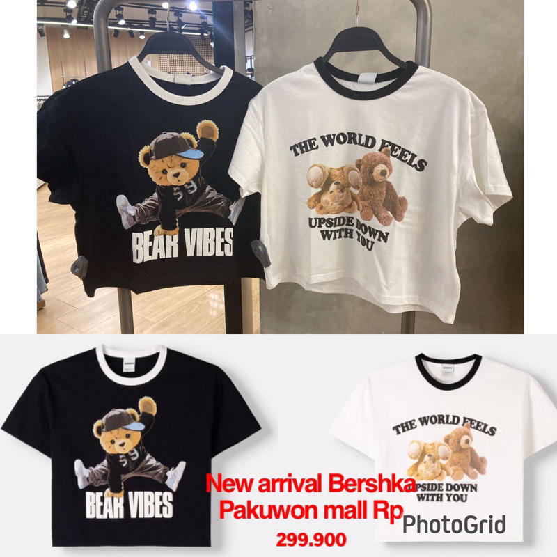 Jual croptop baju berlogo zodiak bershka font racing bestseller bisa ...