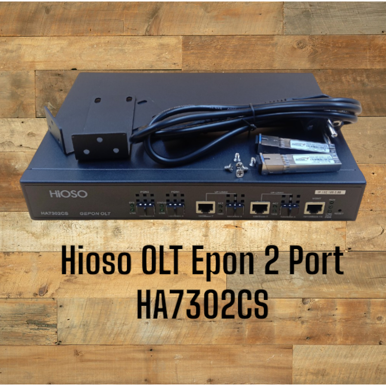 Jual OLT HIOSO HA7302CS 2 PON Include SFP Jolink 2 PCS 9db | Shopee ...