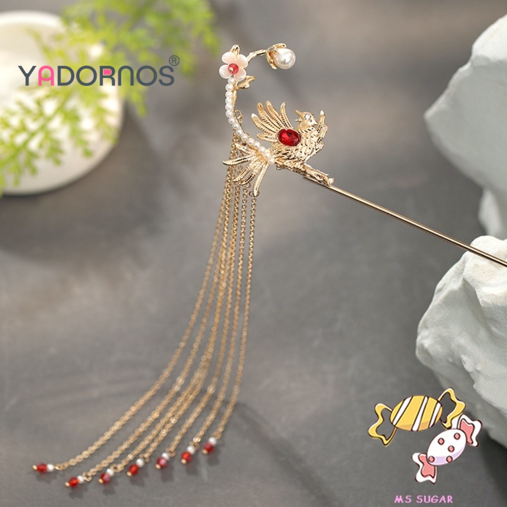 Jual YADORNOS Jepit Rambut Stik Rambut Gaya Cina Jepit Rambut Sumpit ...