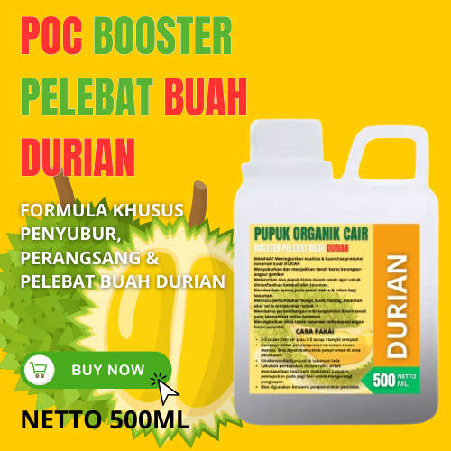 Jual Pupuk DURIAN Pelebat Buah dan Anti Rontok Pupuk Booster Organik Pelebat Buah Durian dan ...