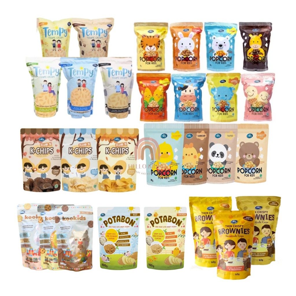 Jual 12+ ABE FOOD POPCORN /POTABON ABON/BAENANA/KOOKIDS/KCHIPS CASSAVA ...