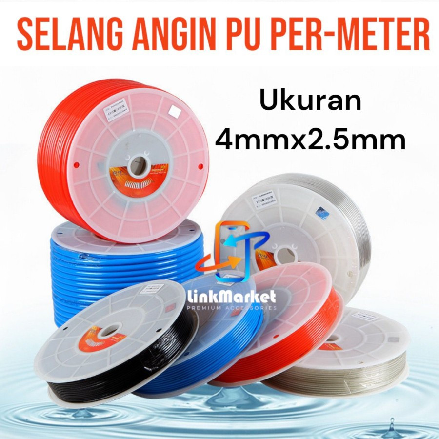 Jual SELANG ANGIN PU 4MM/SELANG ANGIN 4MMX2.5MM/SELANG ANGIN PU 4MM ...
