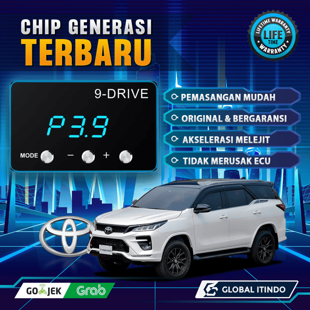 Jual 9 Drive Toyota New Fortuner GR Sport Piggyback Throttle Controller ...