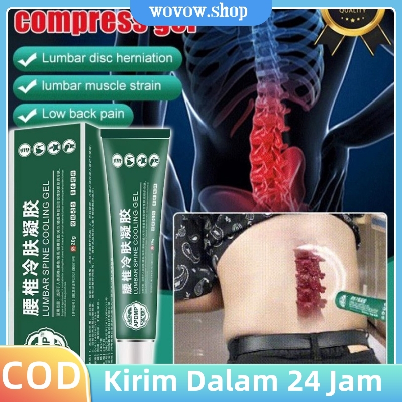 Jual Lumbar Cold Compress Gel Lumbar Cream Lutut Gel Lumbar Spine Joint ...