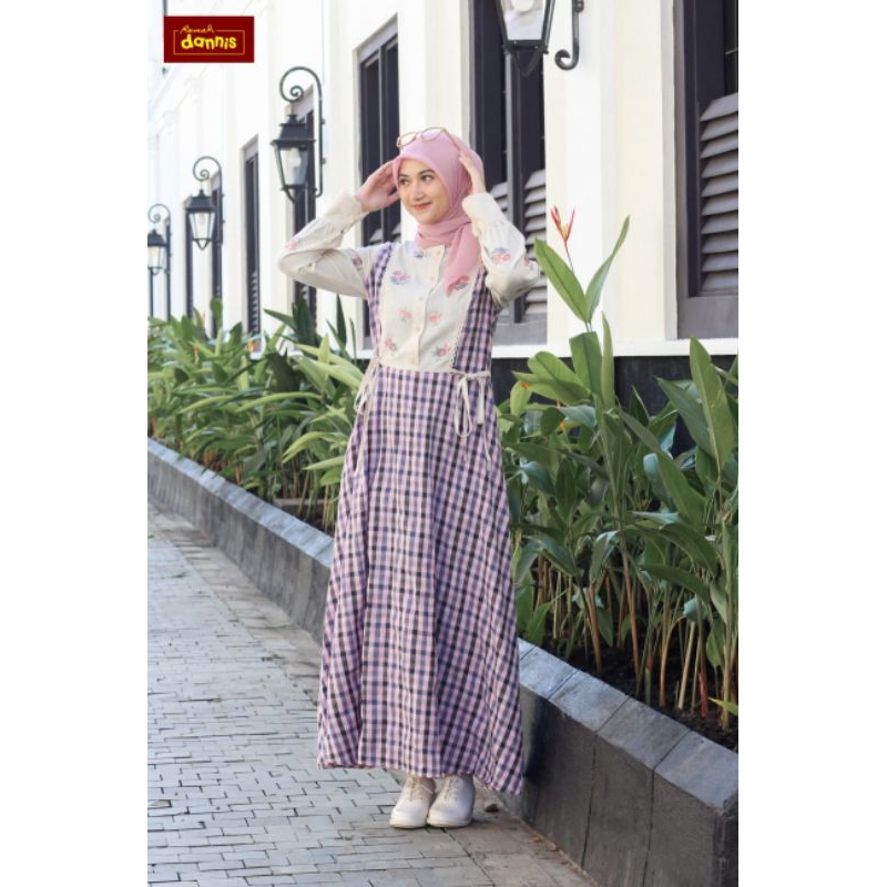 Jual Abaya Dannis A240105/gamis dannis dewasa | Shopee Indonesia