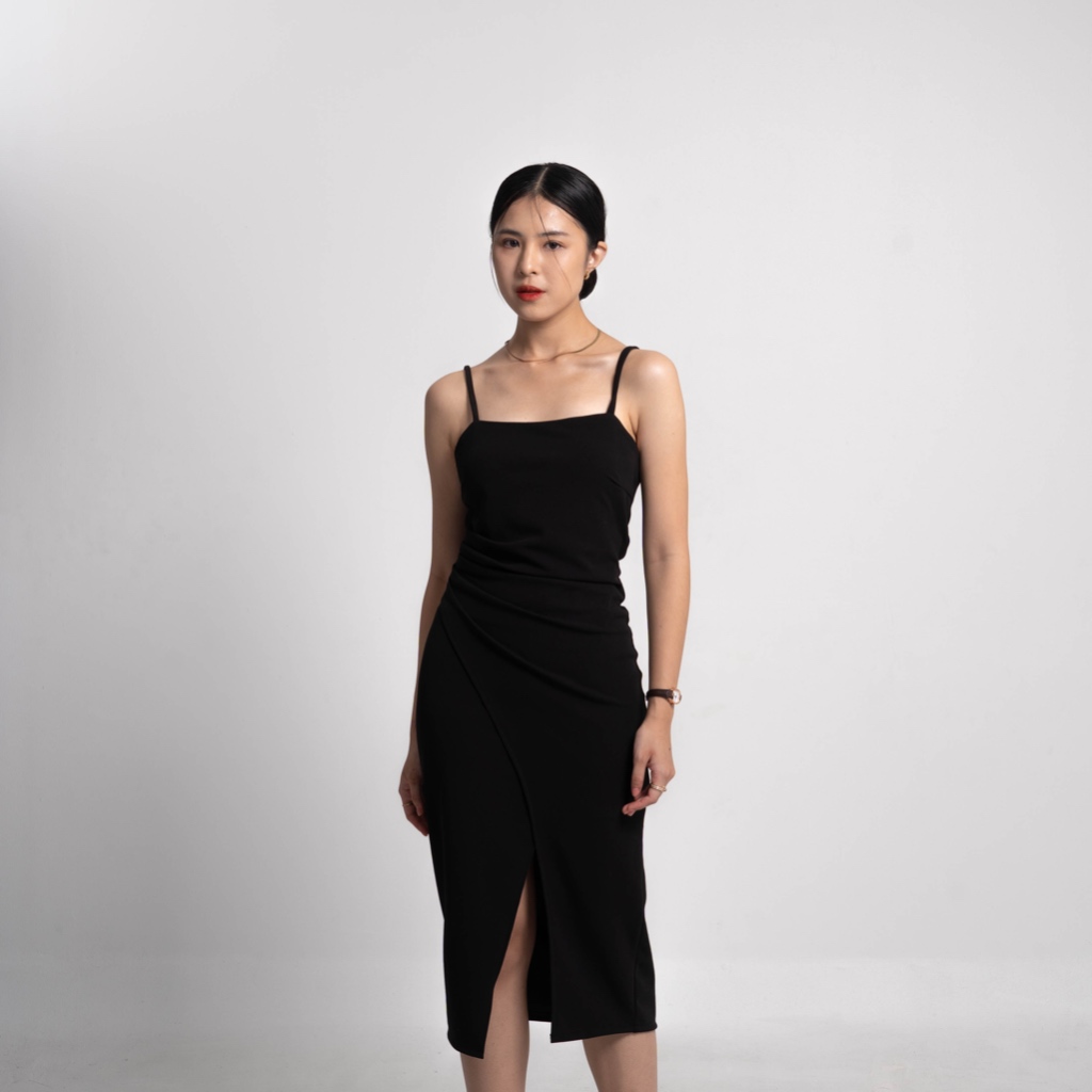 Jual Cotton Code Dress Wanita Valerie Slim Fit | Shopee Indonesia