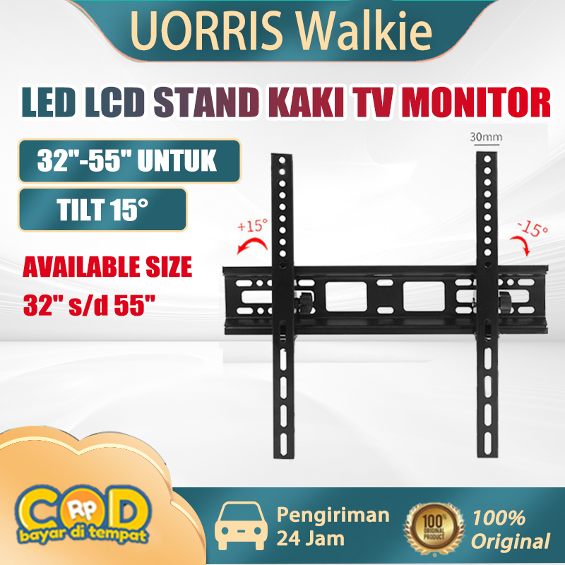 Jual bracket tv 32-55 inch LED LCD TV stand 32" s/d 55" tebal Tiltable ...