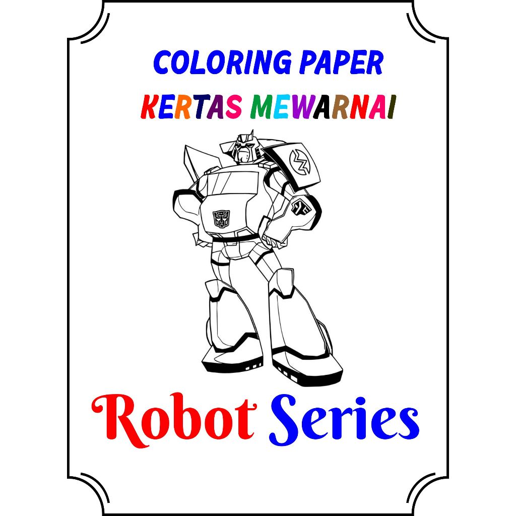 Jual MEWARNAI ROBOT MEWARNAI ANAK LAKI-LAKI SD PAUD TK | Shopee Indonesia