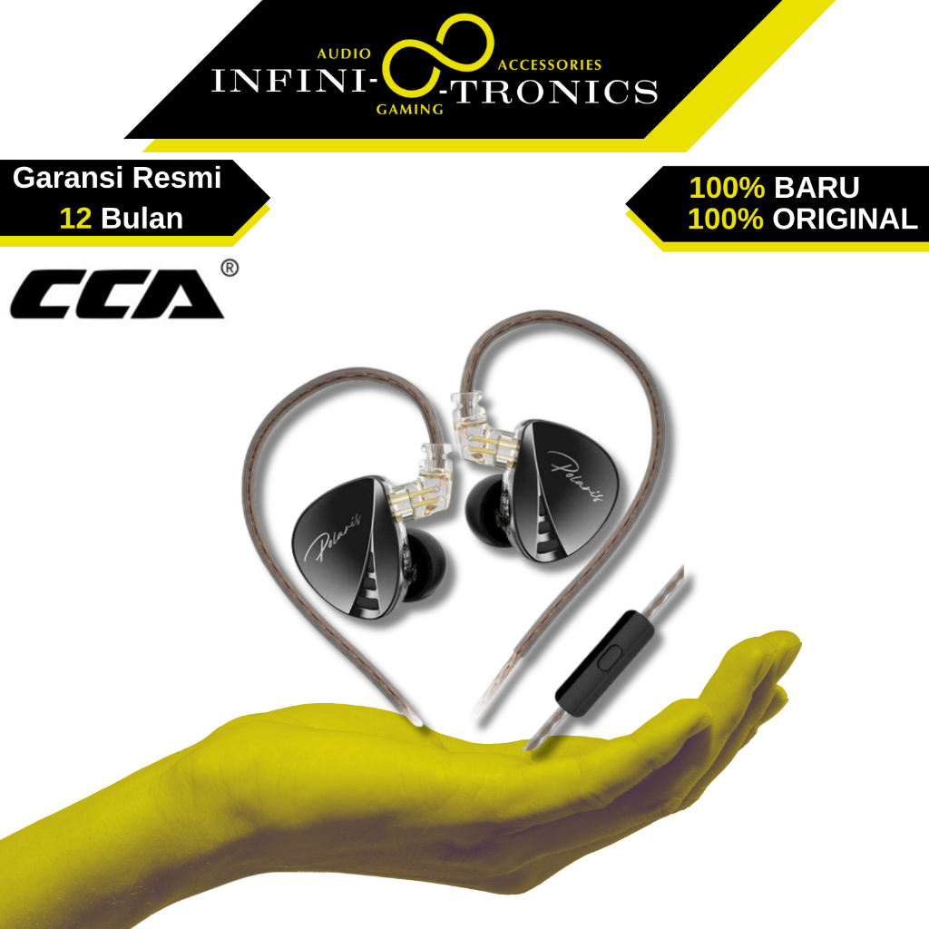 Jual Earphone CCA Polaris In Ear Monitor Tuning Switch Single DD ...