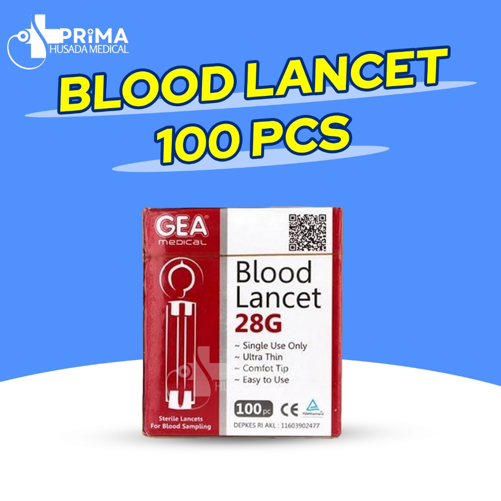 Jual Blood Lancet 28G isi 100 pc / Original Life Resources Jarum Bekam ...