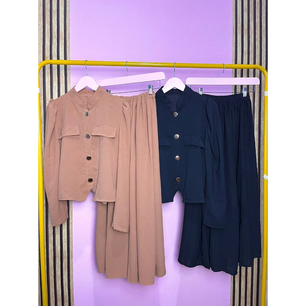 Jual Agatha One Set Blouse Dan Rok Setelan Modis Dan Elegan | Shopee ...