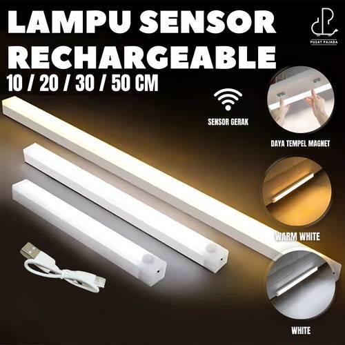 Jual Lampu Neon Panjang Strip Led Usb Sensor Cahaya 10CM 20CM 30CM 50CM ...