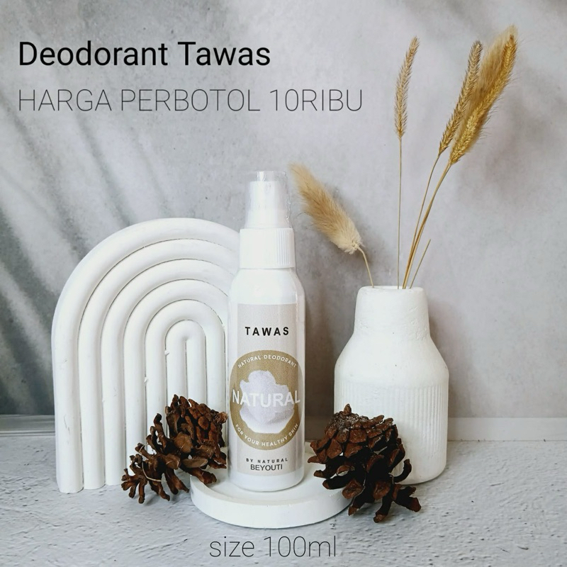 Jual natural deodorant tawas spray cair tawas 100Ml alami | Shopee ...