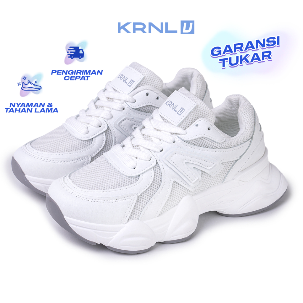 Jual KRONIKEL Ahyeon Sepatu Sekolah Sneakers Wanita Kets Kasual Sport ...