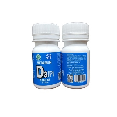 Jual Vitamin D3 Ipi isi 75 tablet | Shopee Indonesia