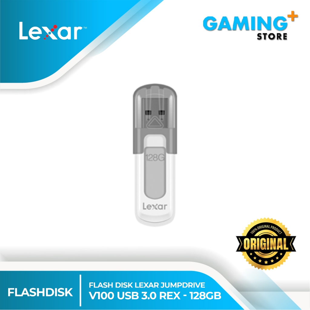 Jual Flash Disk / Flashdisk LEXAR JUMPDRIVE V100 128GB USB 3.0 Flash ...