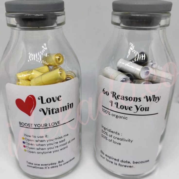 Jual Potongan 6 REASON WHY I LOVE YOU LOVE VITAMIN WISH IN BOTTLE SURAT ...