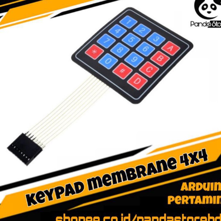 Jual Keypad Membran 4x4 Matrix Arduino 4 x 4 Input Keypad Pemini Pom Mini | Shopee Indonesia