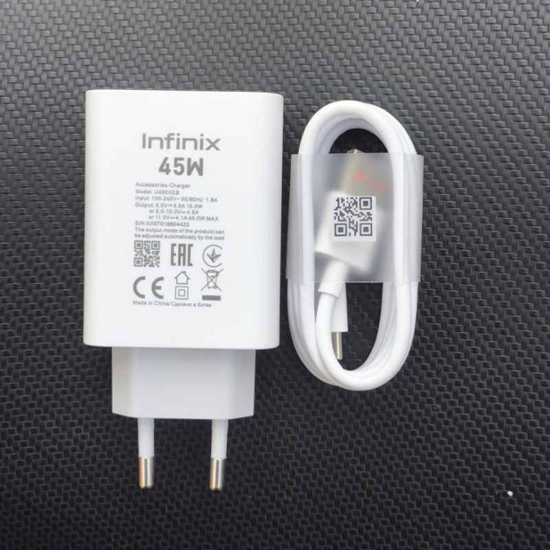 Jual Charger INFINIX GT 30 PRO 45Watt Original Asli Infinix | Shopee ...