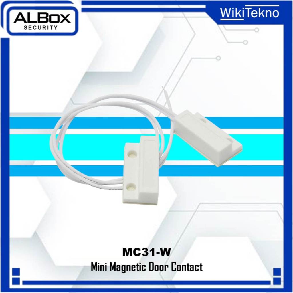Jual Magnetic Door Contact Albox MC31 White | Shopee Indonesia