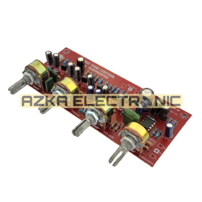 Jual Kit Tone Control Stereo Bass Treble Plus Subwoofer 12V DC AE36 ...