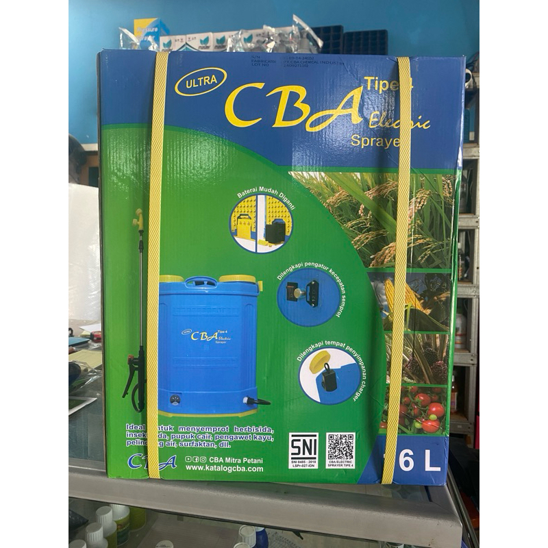 Jual TANGKI SPRAYER ELEKTRIK CBA TIPE 4 KAPASITAS 16 LITER | Shopee ...