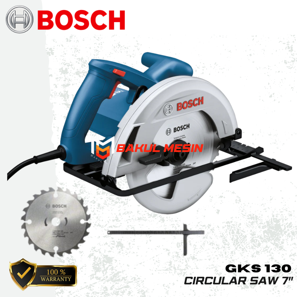 Jual Bosch GKS 130 Mesin Gergaji Circular Saw Mesin SIrkel 7" GKS130 ...