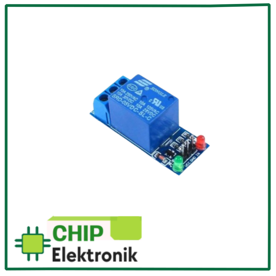 Jual Module Relay Arduino 1 Channel Input: 5 VDC Output: 10A 30 VDC 250 ...