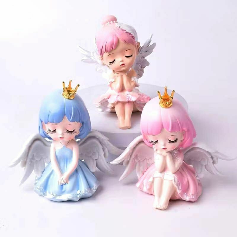 Jual {JS} PAJANGAN KUE ANGEL GIRL MALAIKAT SAYAP TOPPER CAKE ULANG ...