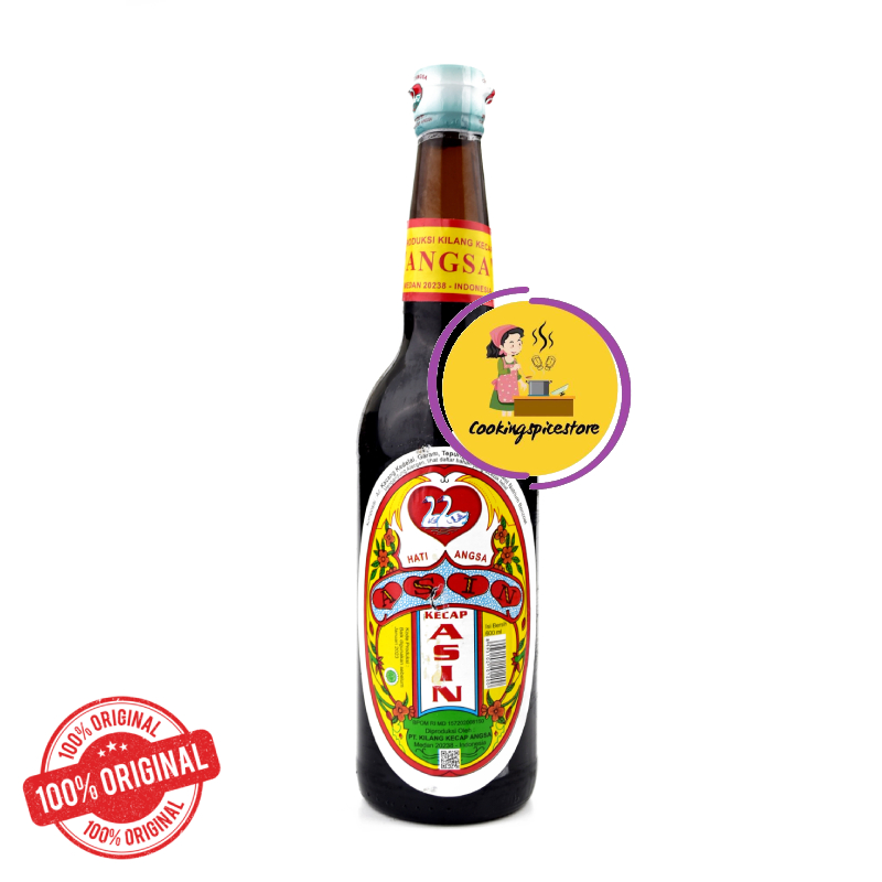 Jual Kecap asin angsa 600 ml botol/Kecap asin angsa botol 600 ml ...