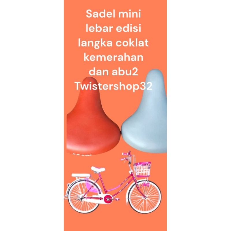 Jual Sadel sepeda mini lebar sepeda mini besar empuk dan nyaman edisi ...