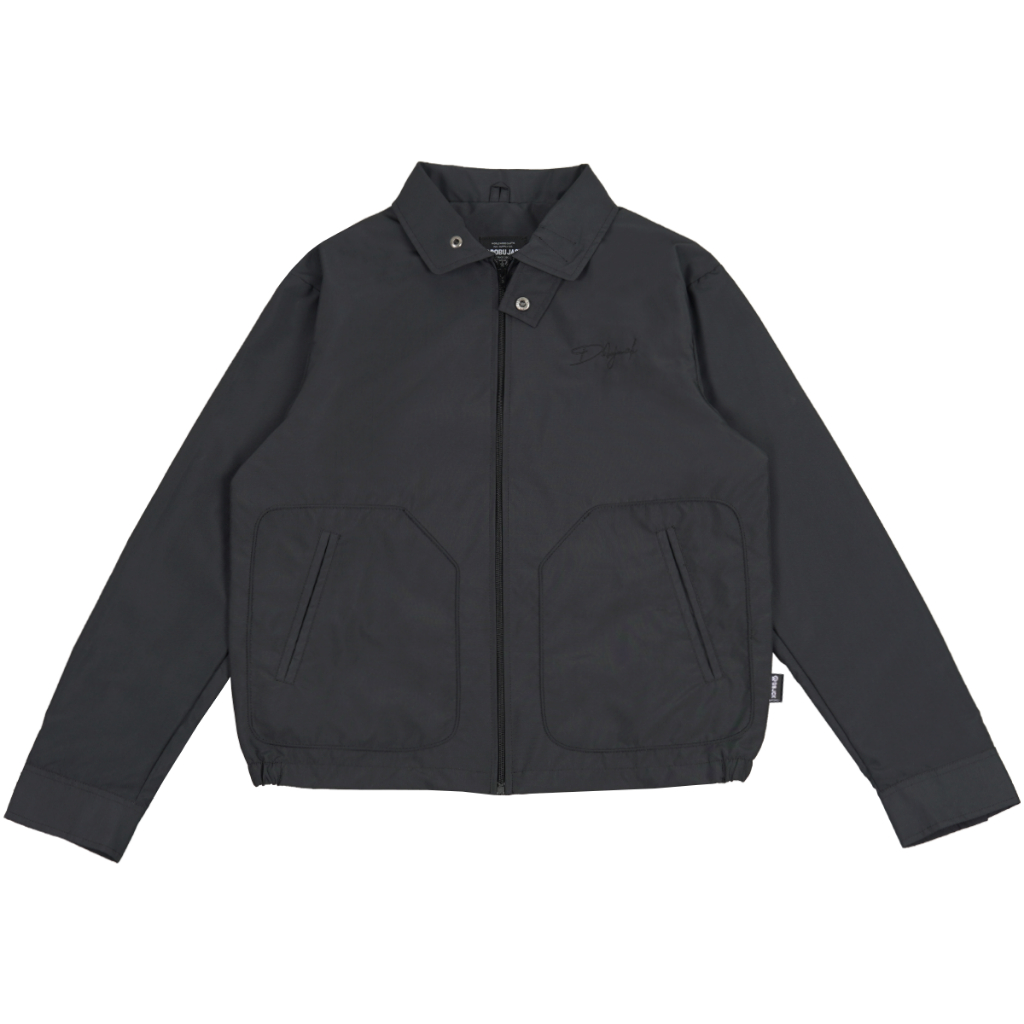 Jual Dobujack Jacket Boxy Drizzly Black | Shopee Indonesia
