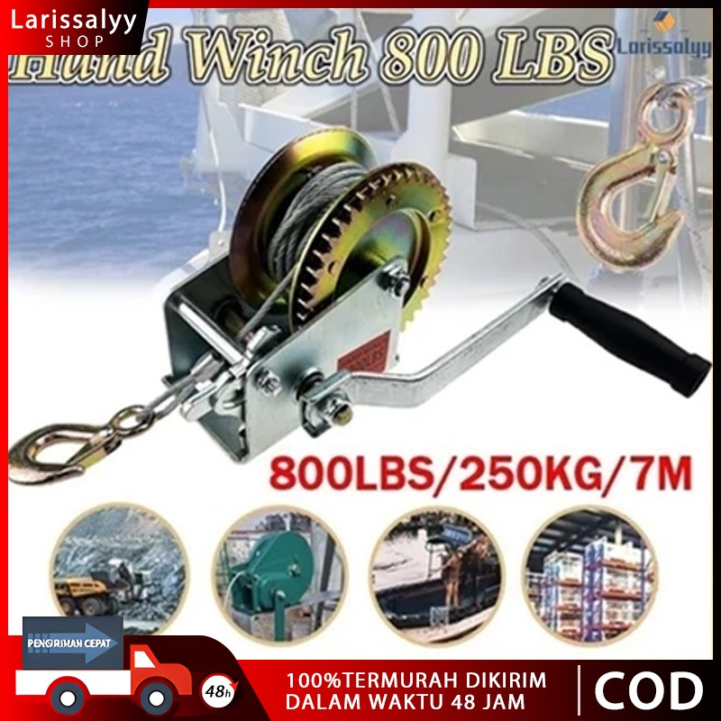 Jual 【CE Marking】 1200LBS 800LBS katrol kanopi sliding manual /Wire ...