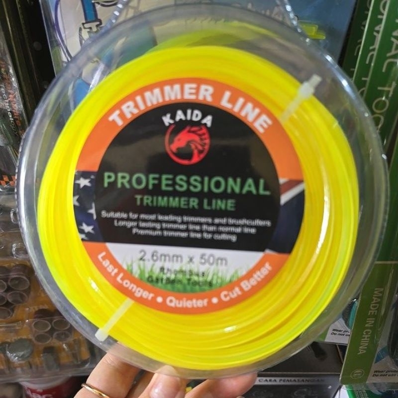 Jual tali senar mesin rumput / tali plastik mesin rumput / tali senar 2 ...