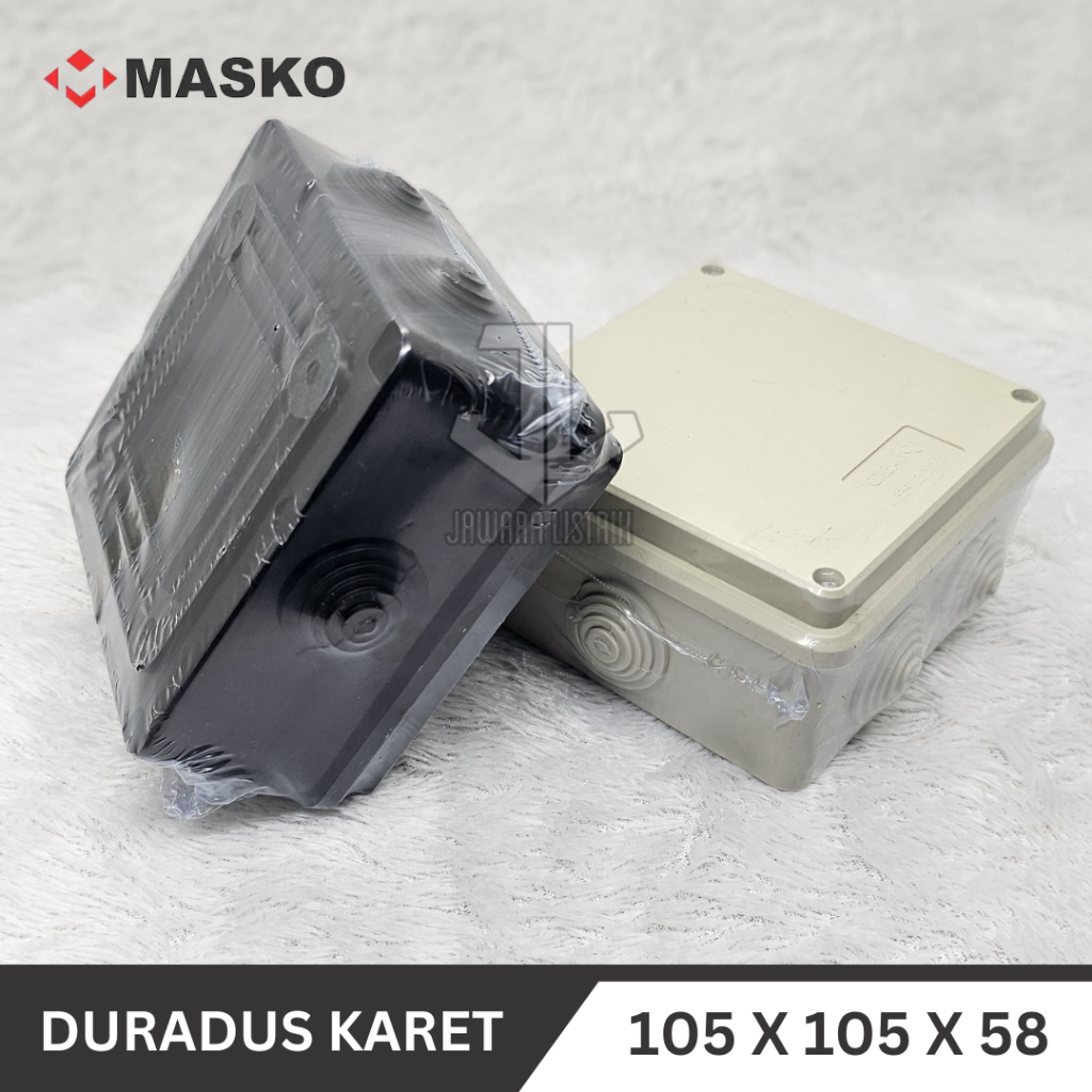 Jual MASKO DURADUS JUNTION BOX 105X105X58 PUTIH DORADOS TUTUP LUBANG ...