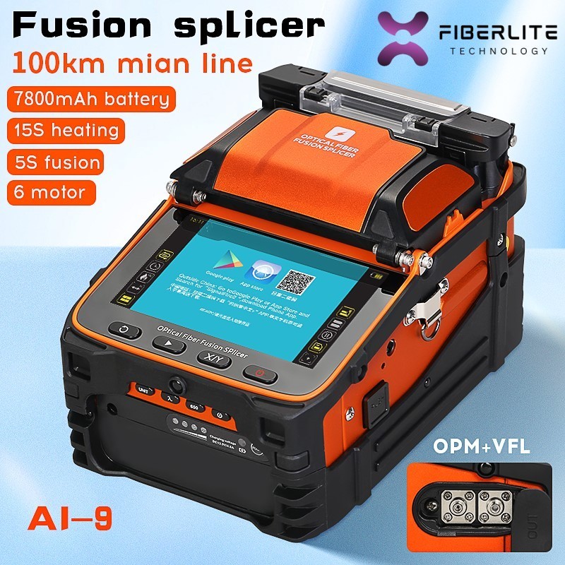 Jual Fusion Splicer Signal Fire AI-9 Fiber Optic 6 Motors / Splicer ...