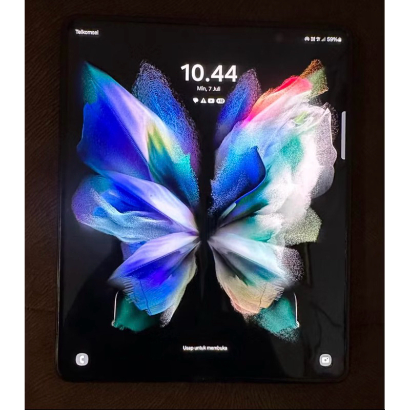 Jual lcd+frame samsung Z fold 3 5G/Z Fold3 original copotan | Shopee ...