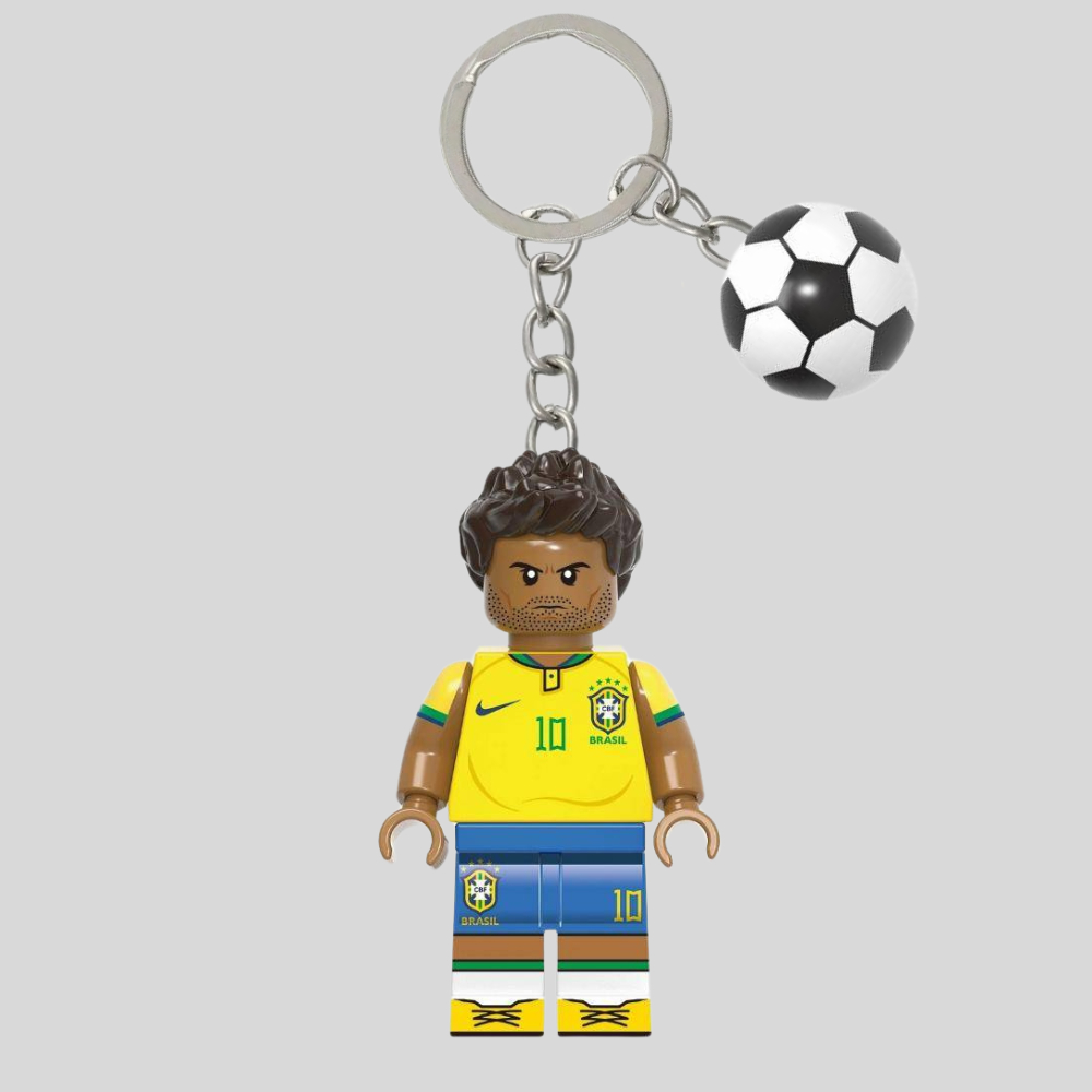 Jual Neymar LEGO Keychain | Gantungan Kunci LEGO Neymar | Soccer Series ...