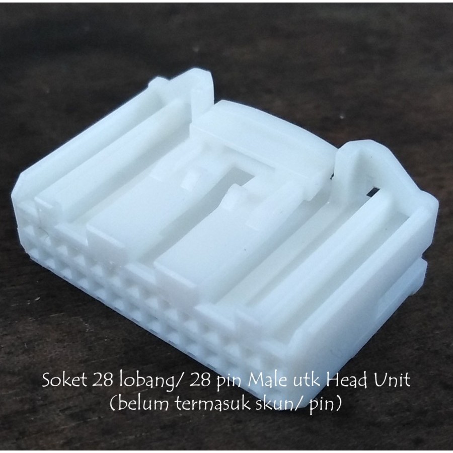 Jual Soket Male ( Cowok ) 28 Pin Head Unit Mobil Tanpa Skun | Shopee ...