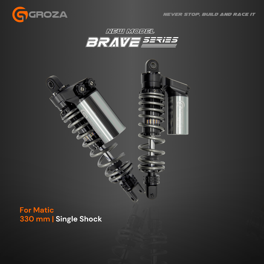 Jual GROZA - BRAVE SERIES 330MM Sigle Shock | Shockbreaker Tabung Atas ...