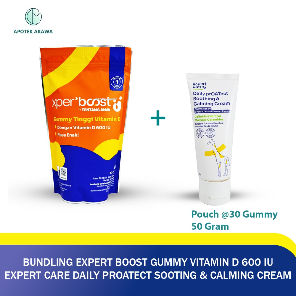 Jual BUNDLING EXPERT BOOST GUMMY VITAMIN D 600 IU + EXPERT CARE FACE ...