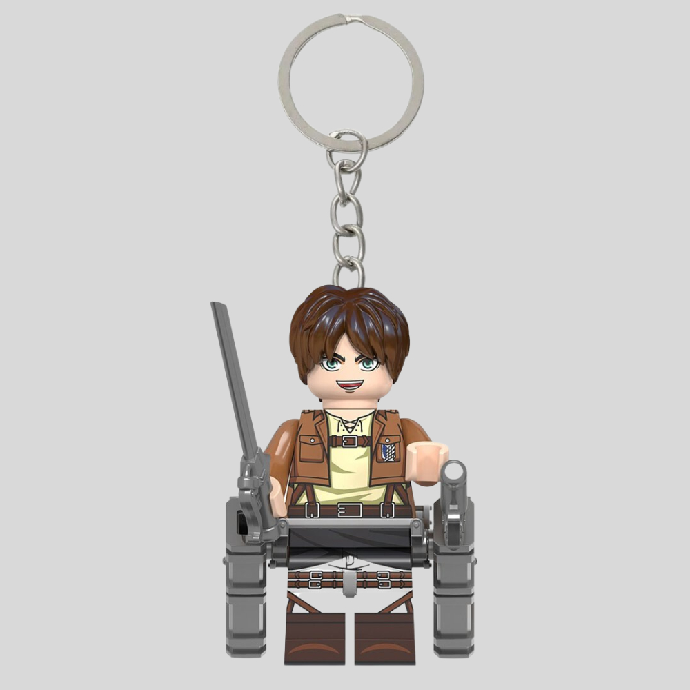 Jual Eren Yaeger LEGO Keychain | Gantungan Kunci LEGO Eren Yaeger ...