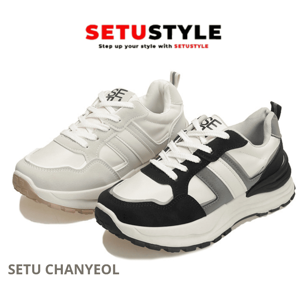 Jual SETU Chanyeol Sepatu Sneakers Olahraga Wanita Sepatu Korea Korean ...