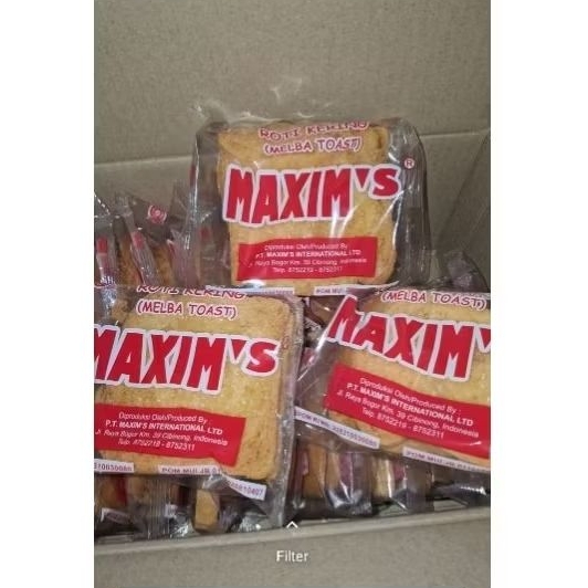 Jual Roti Kering Maxim Toast 1 Dus | Shopee Indonesia
