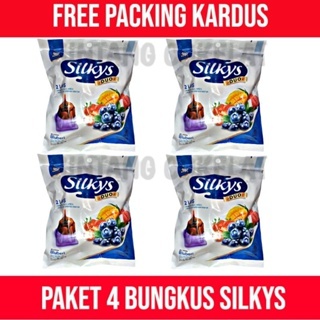 Jual silkys jelly pudding rasa buah-buahan paket 4 bungkus | Shopee ...