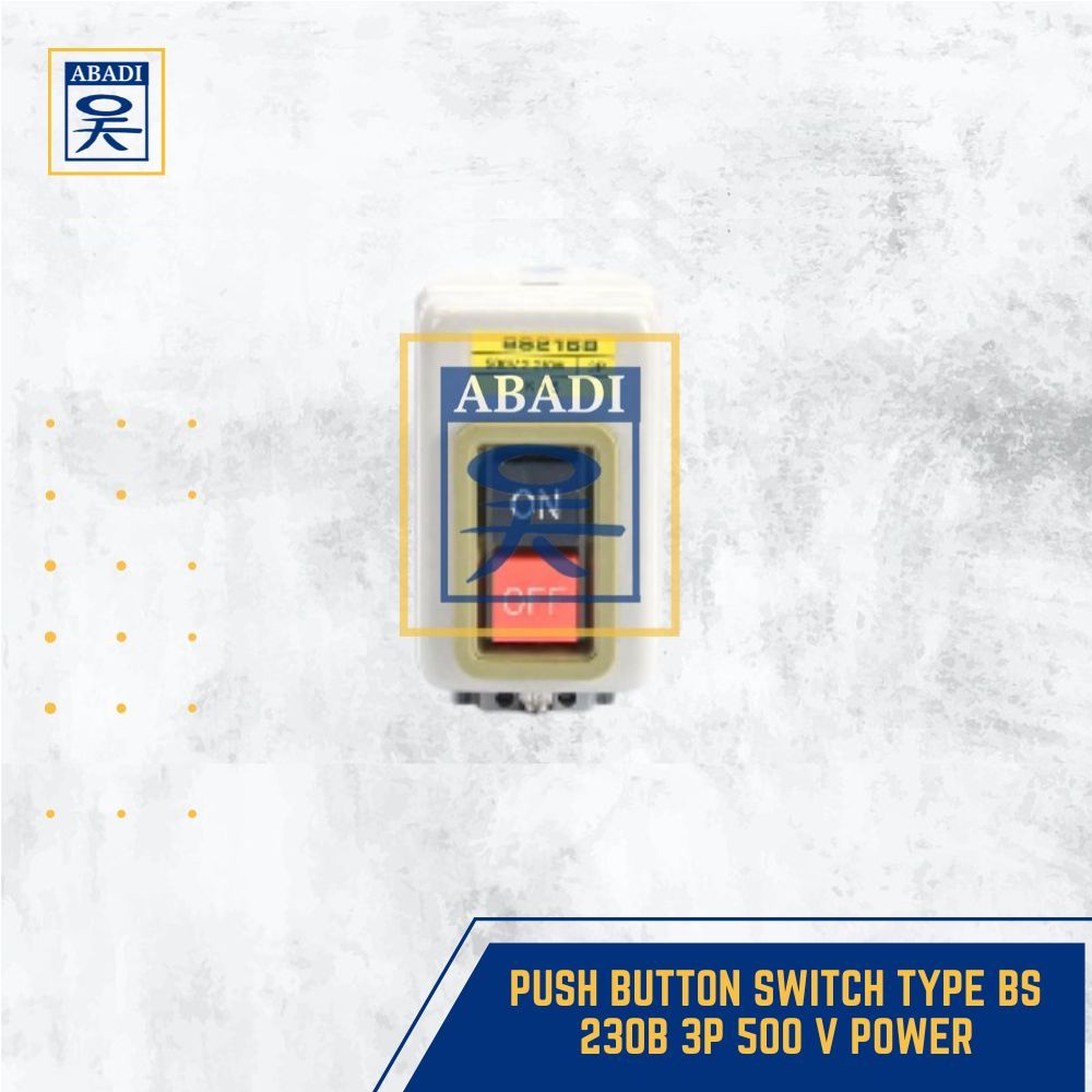 Jual PUSH BUTTON SWITCH TYPE BS 230B 3P 500 V POWER | Shopee Indonesia