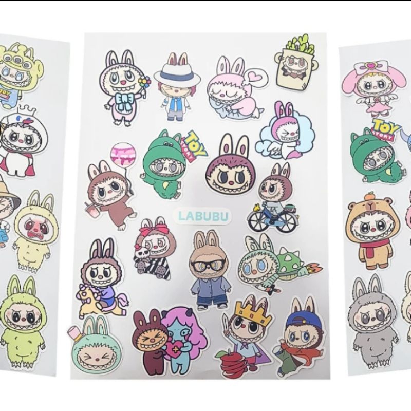 Jual Sticker Gambar Labubu 1 set | Shopee Indonesia