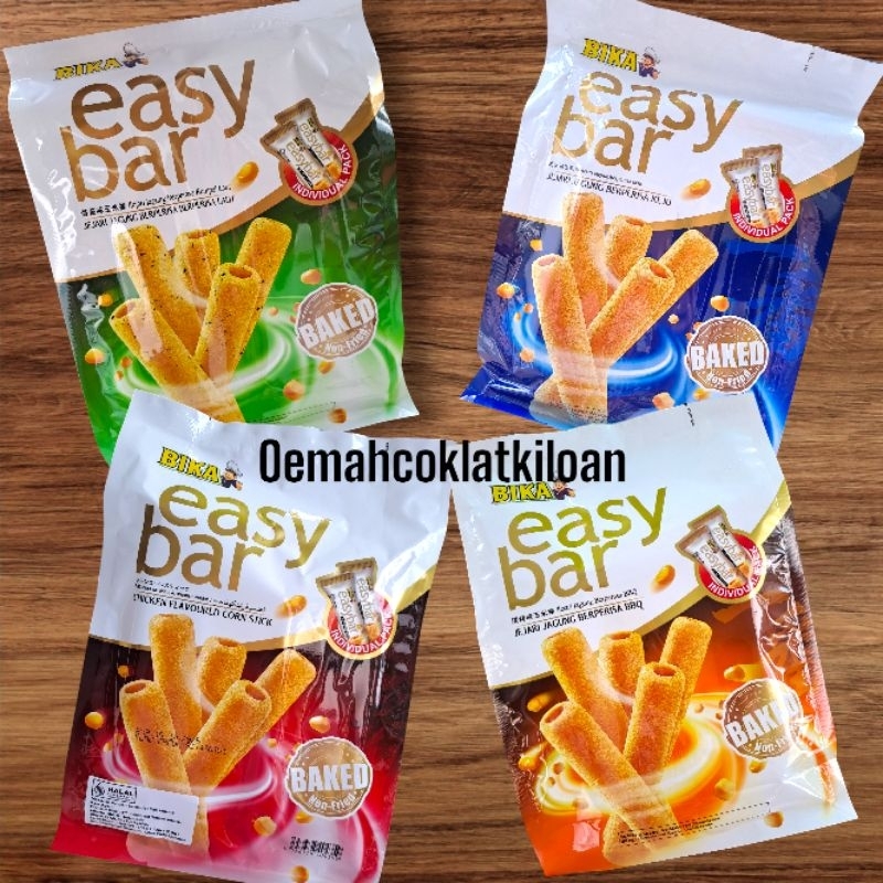 Jual Bika Easy Bar stik jagung rasa ayam,rumput laut,BBQ,keju | Shopee ...